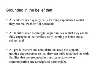 Pre-K Now - Parent Engagement | PPT