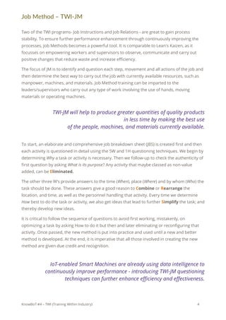 TWI - Training Within Industry | PDF | Web Development | Internet