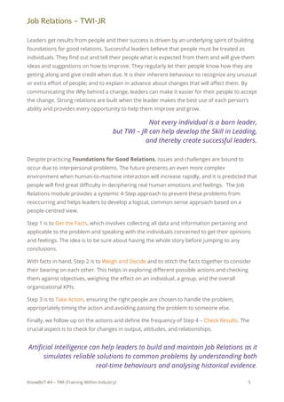 TWI - Training Within Industry | PDF | Web Development | Internet