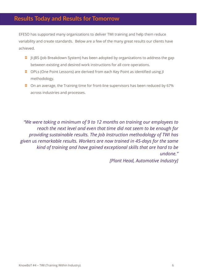 TWI - Training Within Industry | PDF | Web Development | Internet