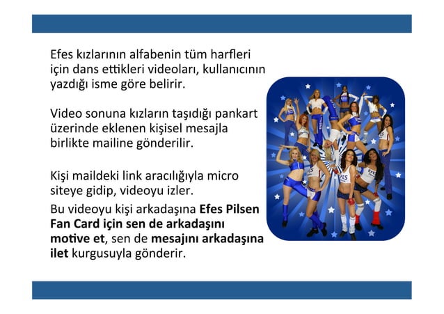 Efes pilsen Fan Card Sunum | PDF