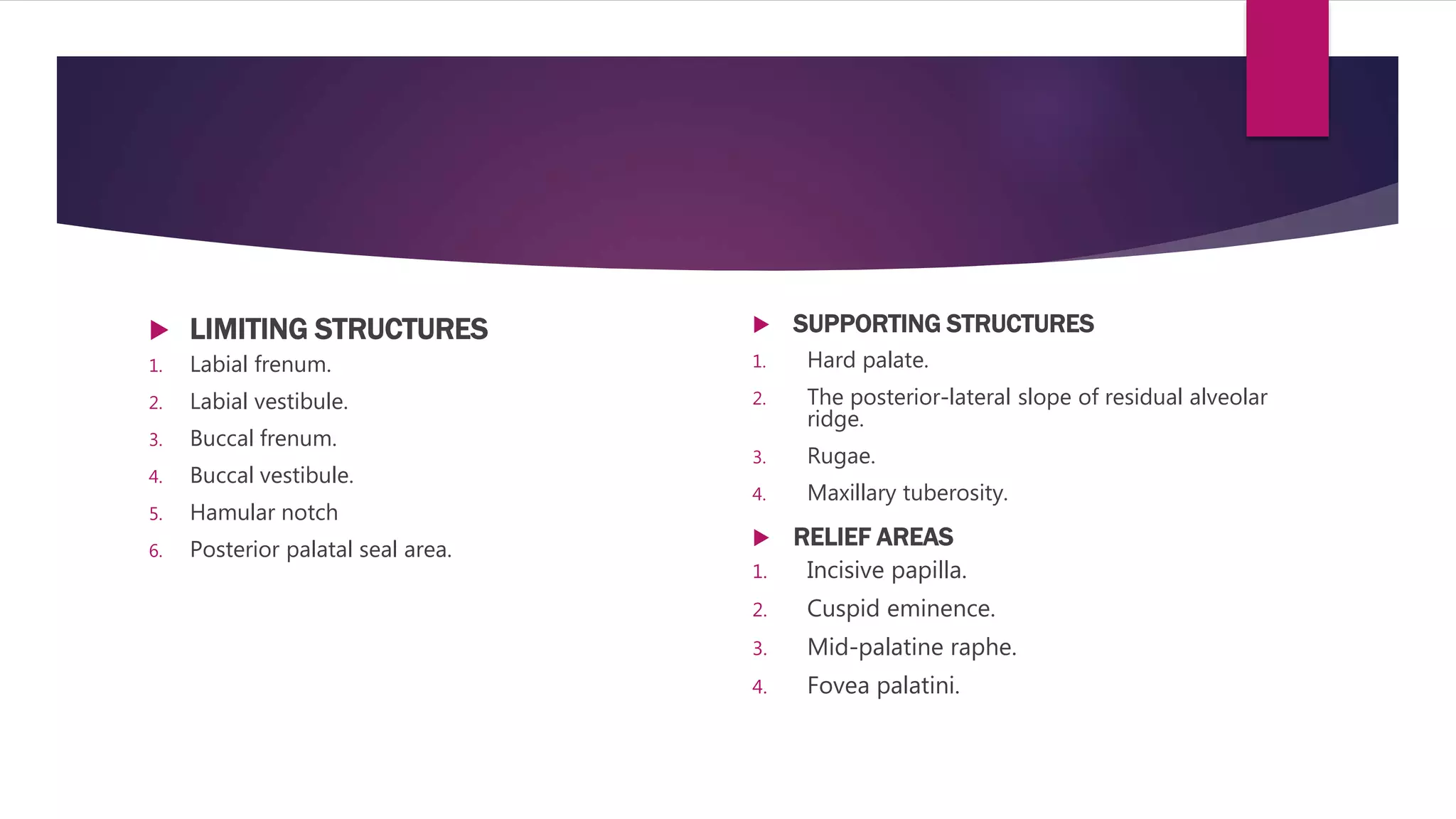 Anatomical landmarks of edentulous maxillary arch | PPTX