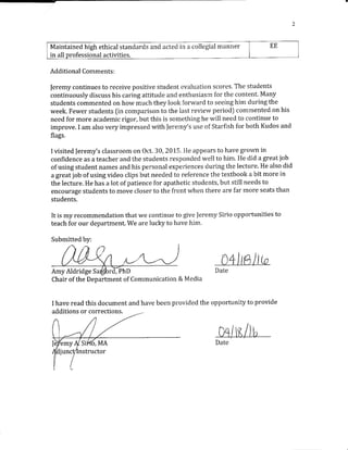 Adjunct Evaluation | PDF