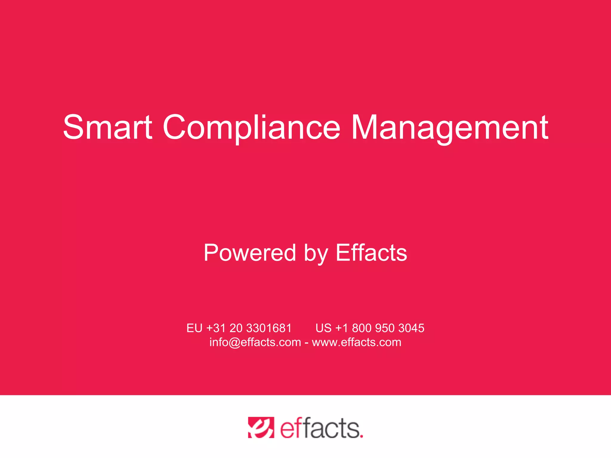 Smart Compliance Management | PDF
