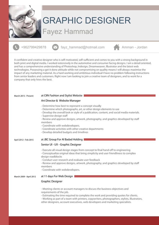 Fayez Hammad CV | PDF