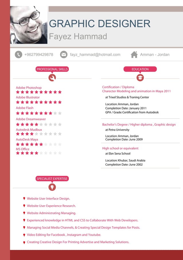 Fayez Hammad CV | PDF