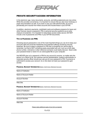 Effak2 you financial safe? | PDF