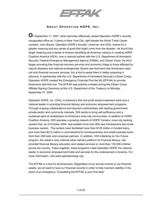 Effak2 you financial safe? | PDF