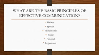 Eff comm ppt | PPTX