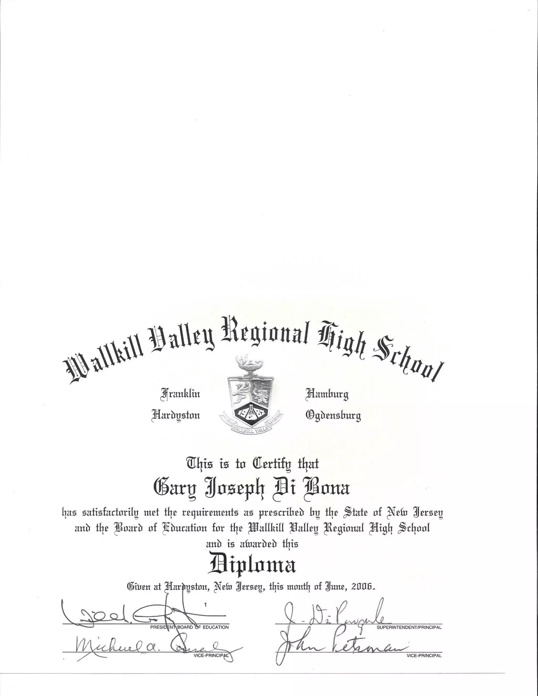 Wallkill Valley Regional High School | PDF