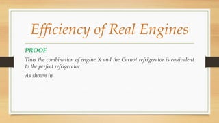 Effeciency of real engines | PPT