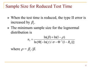 Effecient reliability demostration tests | PDF