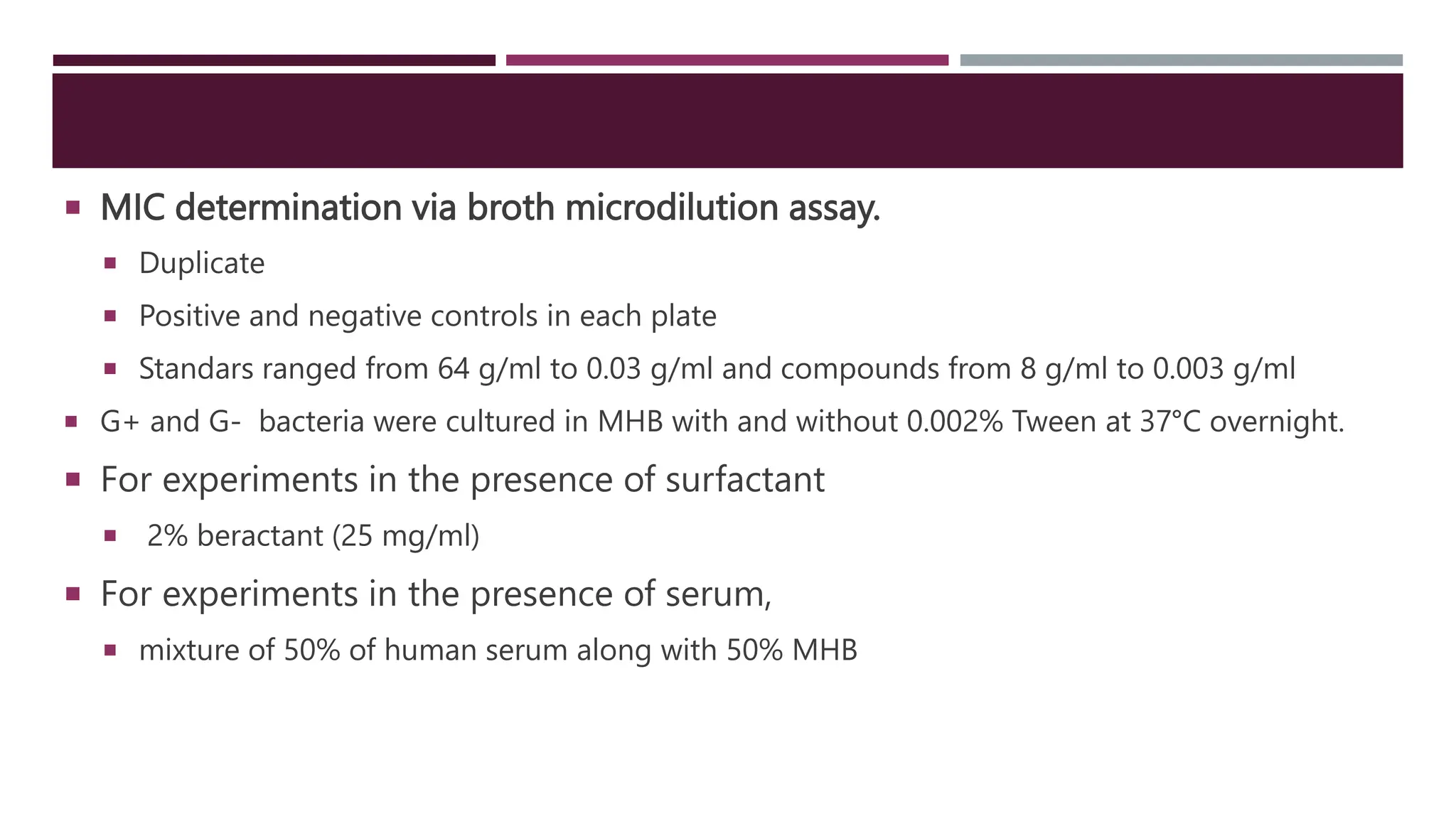effects of Microplate Type in Broth additives on Microdilution.pptx ...