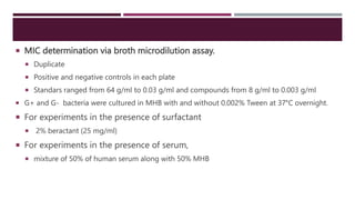 effects of Microplate Type in Broth additives on Microdilution.pptx ...