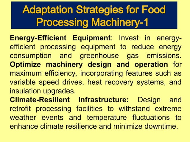 Adapting Food Processing Machinery to Nevigate the Challenges of ...