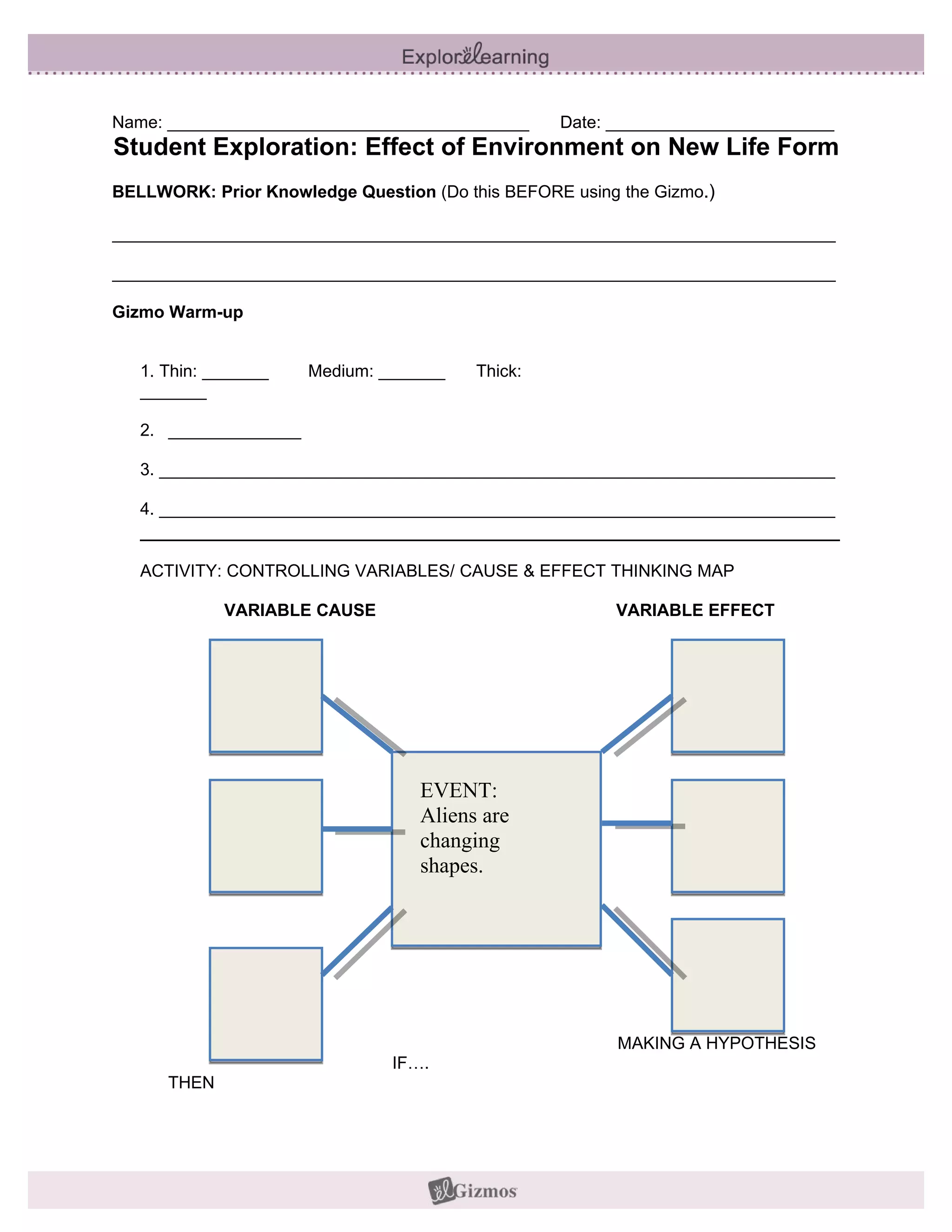 Effect environment answer sheet.new