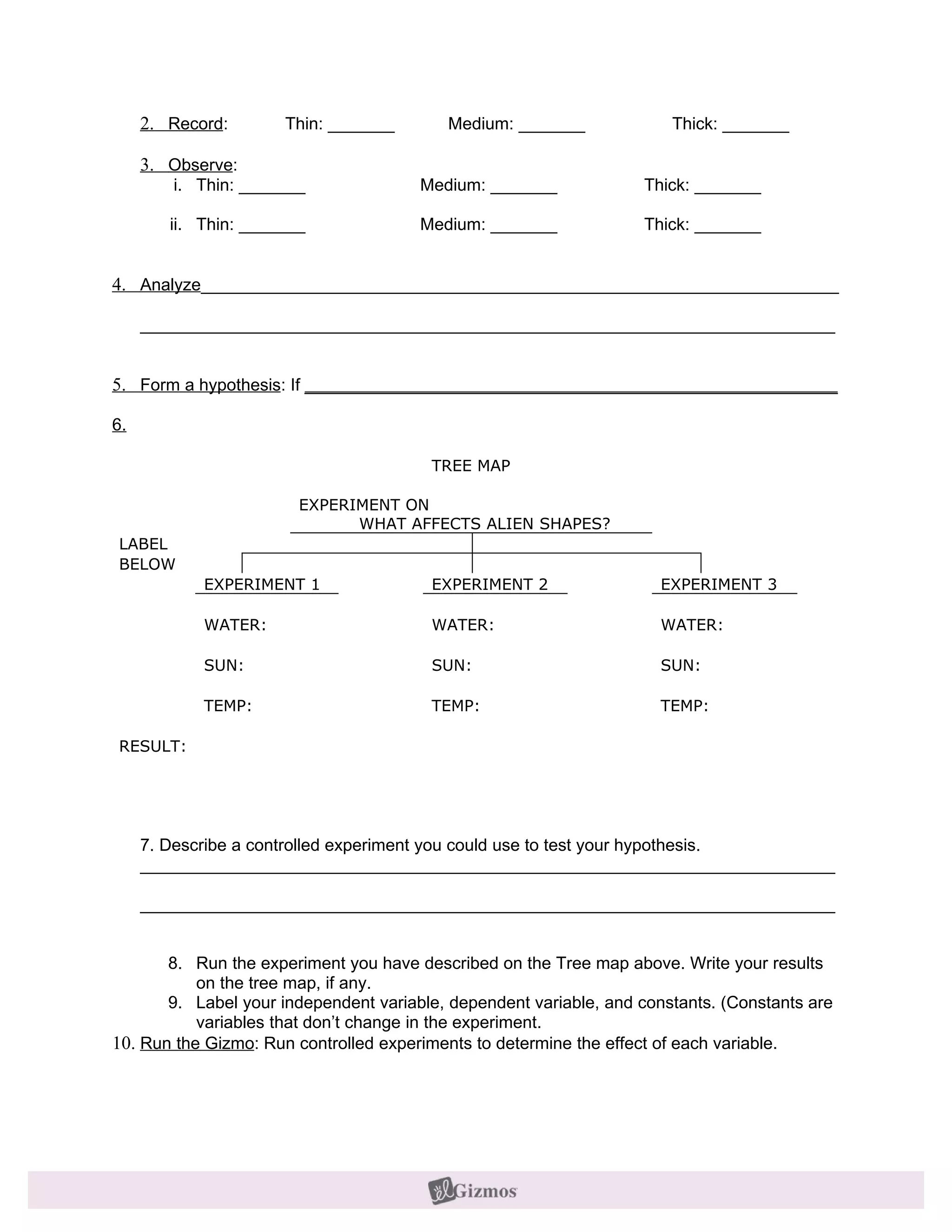 Effect environment answer sheet.new