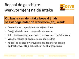 Succesvolle workshop intake | PPT
