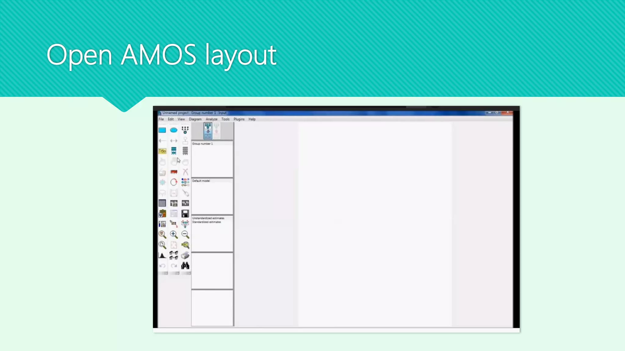 AMOS tutorial (Estimated Effect in AMOS) | PPTX