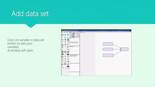 AMOS tutorial (Estimated Effect in AMOS) | PPTX