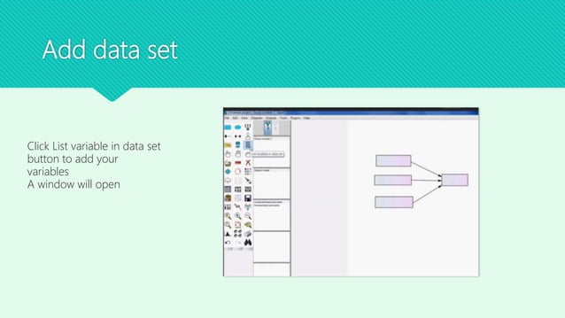 AMOS tutorial (Estimated Effect in AMOS) | PPTX