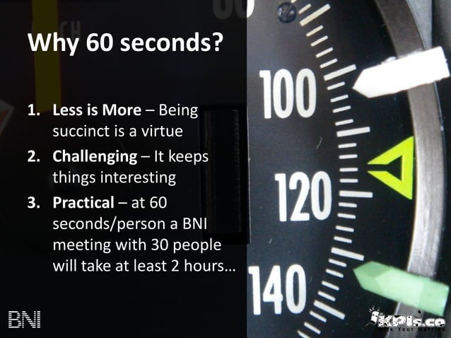 Effective 60 Second BNI Presentations - Mike Darnell, BNI United Bangkok