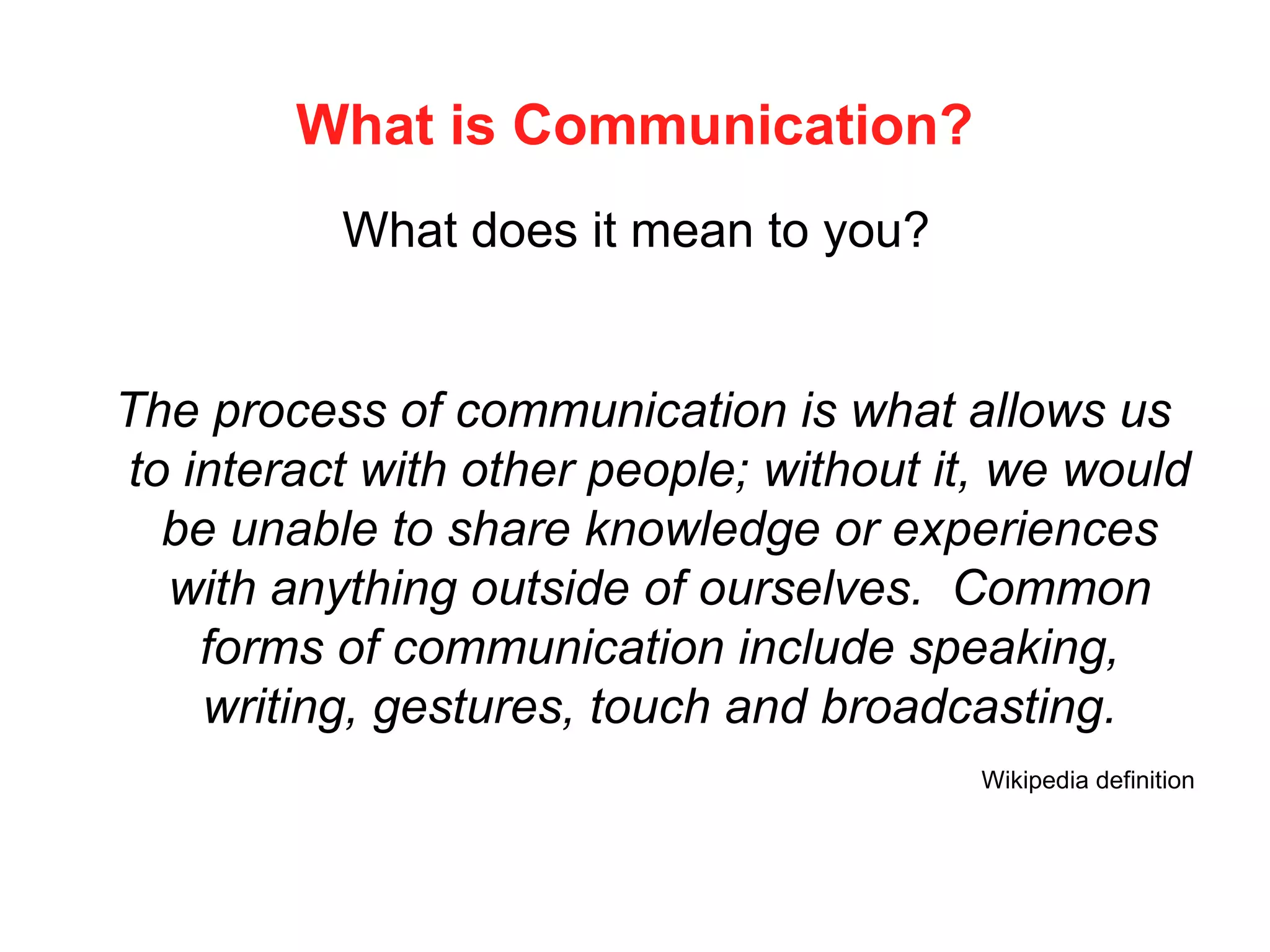 Effective communication-presentation | PPT
