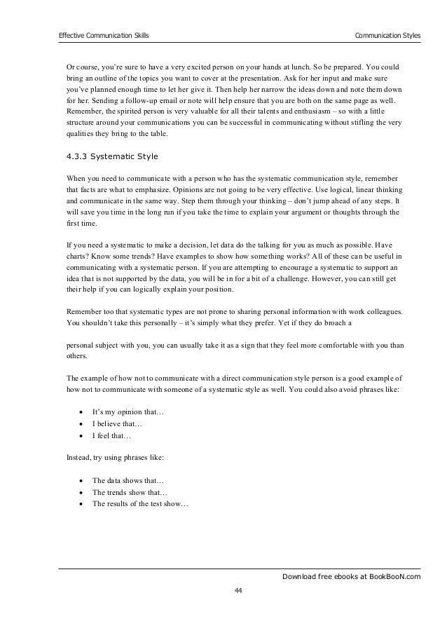 Effective communication-skills | PDF