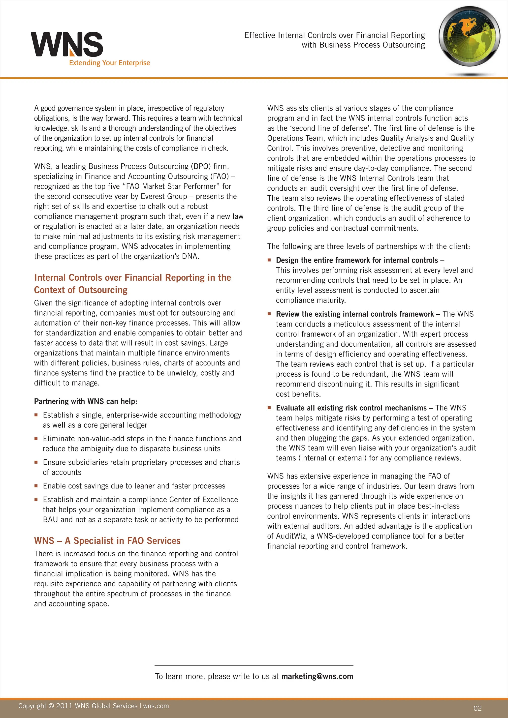 Effective Internal Controls over Financial Reporting with Business ...