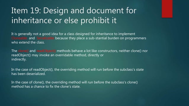Effective java-3rd-edition-ch4 | PPT