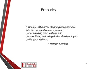 Effective Leaders Practice Empathy | PPTX
