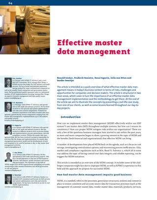 Effective master data management | PDF | Databases | Computer Software ...