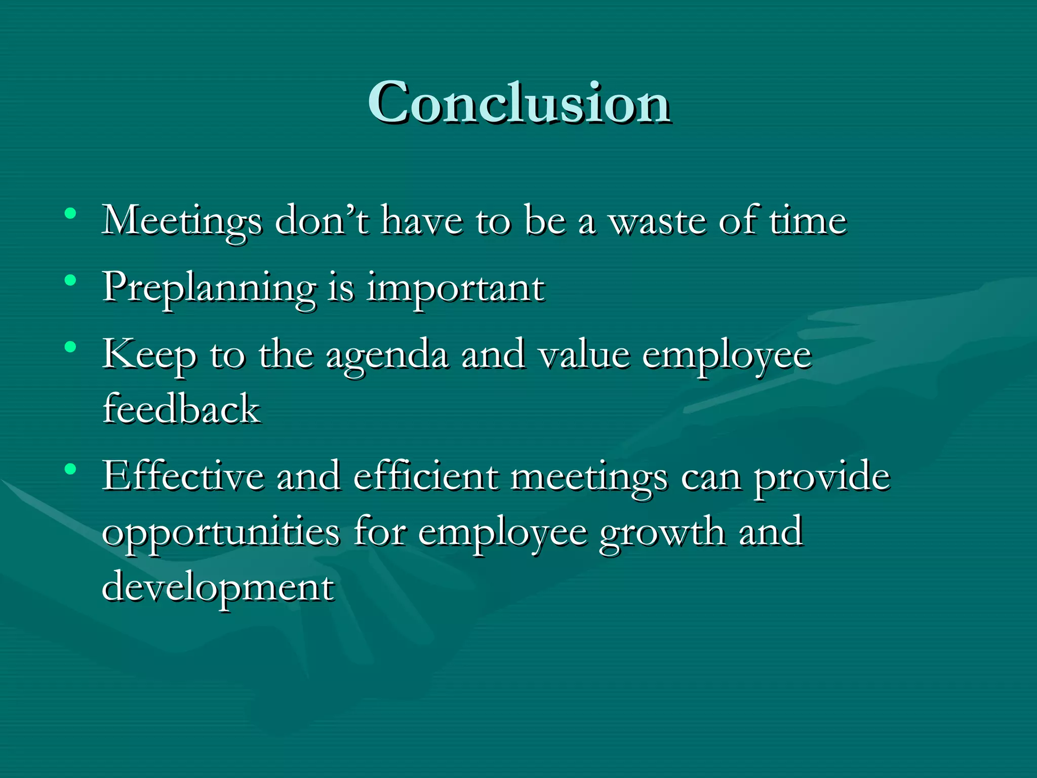 Effective Meetings | PPT