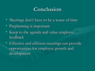 Effective Meetings | PPT