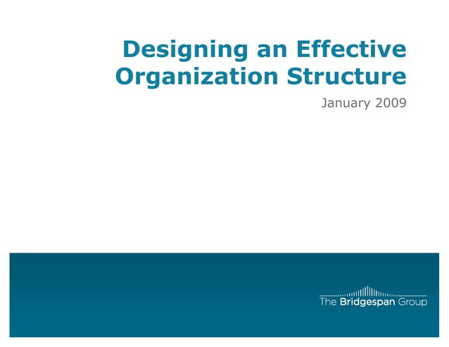Effective organizations -structural-design | PDF