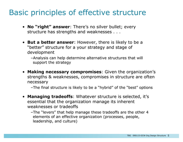 Effective organizations -structural-design | PDF