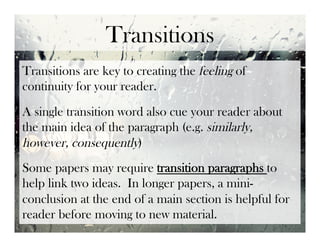 Effective paragraphs-presentation | PDF