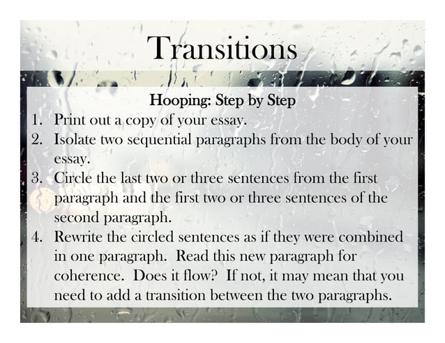 Effective paragraphs-presentation | PPT