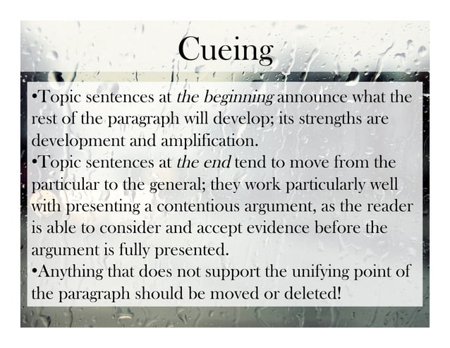 Effective paragraphs-presentation | PPT