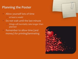 Effective Poster Presentations | PPT