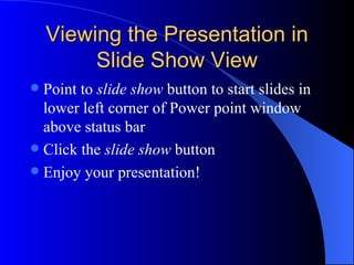 Effective Power Point Use | PPT