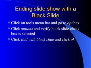 Effective Power Point Use | PPT