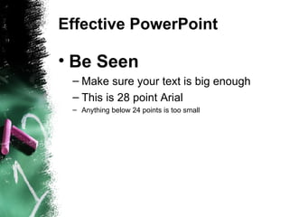 Effective Power Point | PPT | Desktop Publishing | Computer Software ...