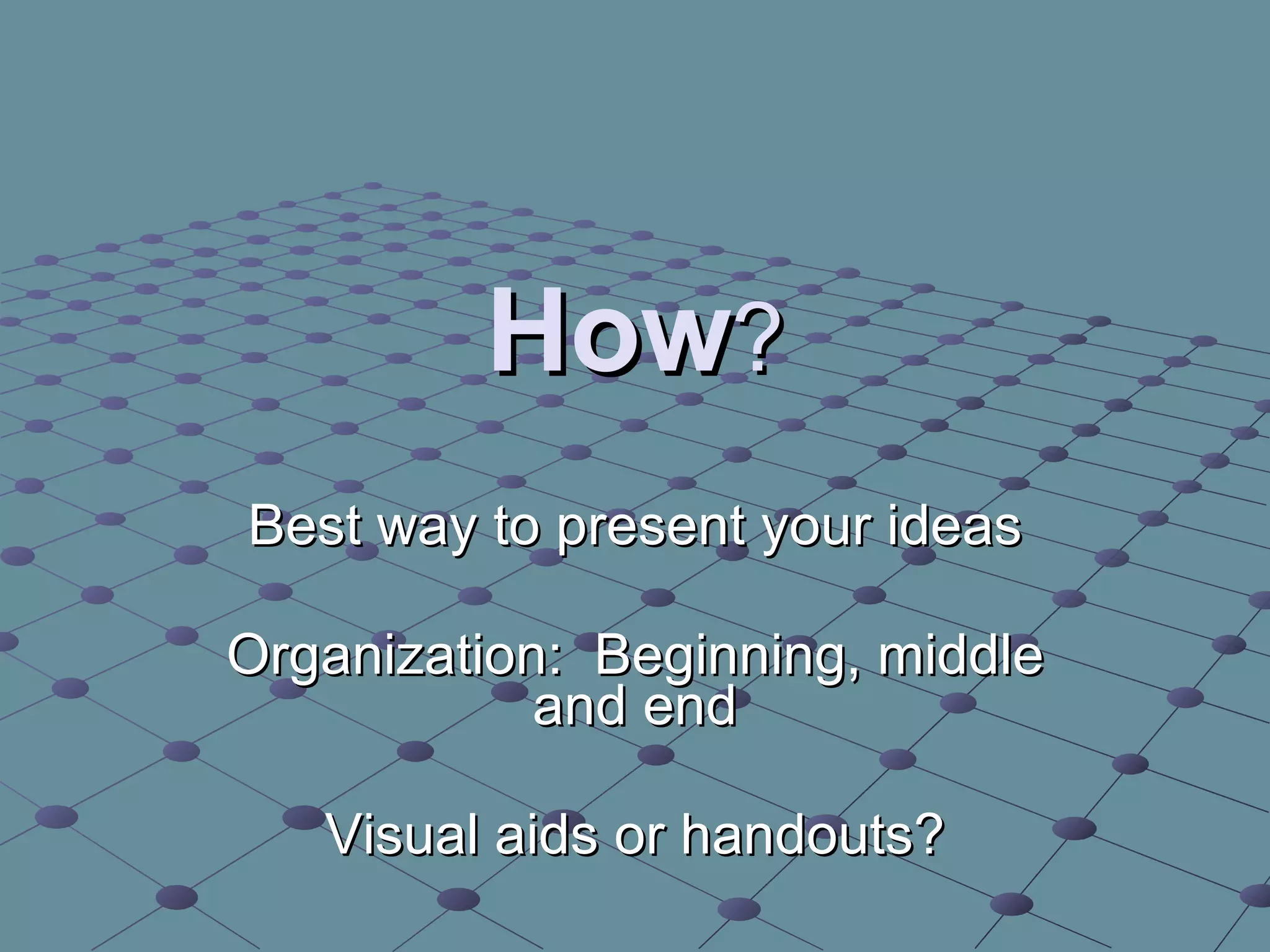 Effective Presentations | PPT