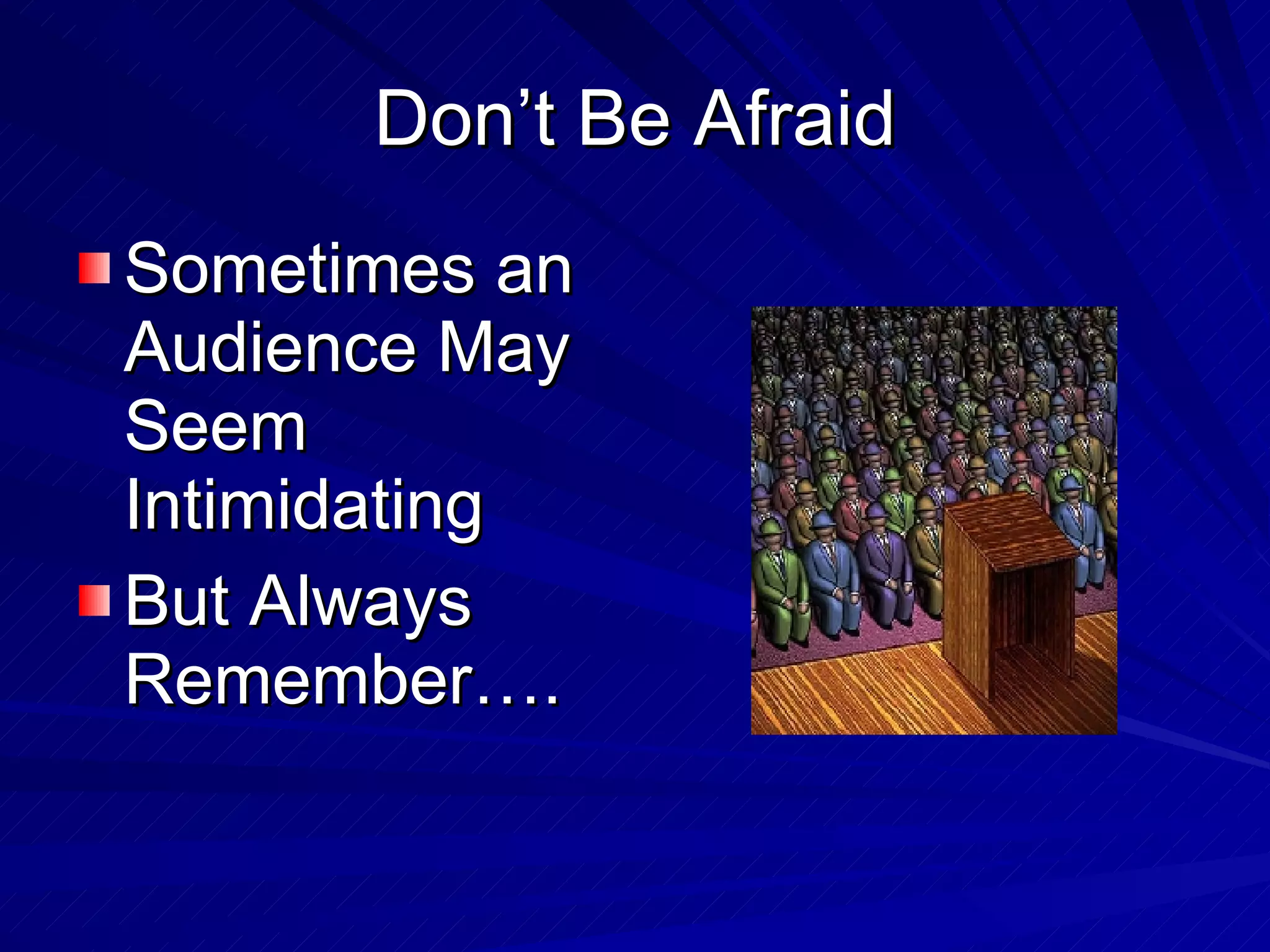 Effective Public Speaking | PPT