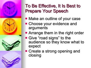 Effective Public Speaking | PPT