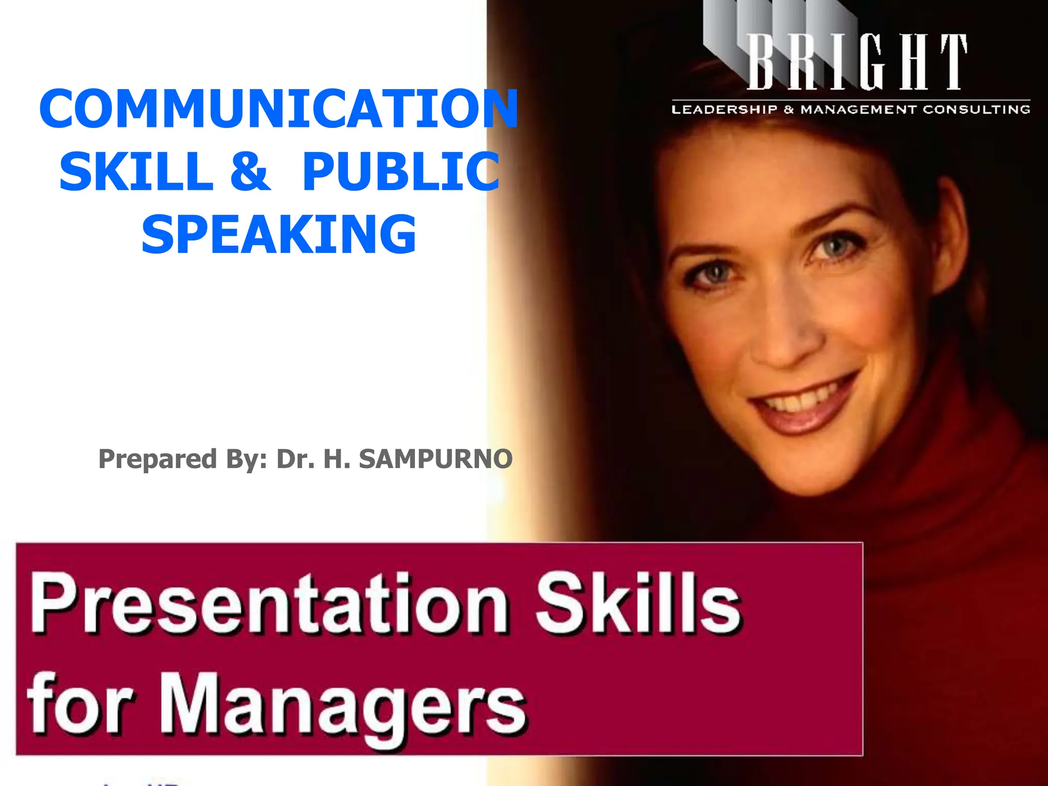 Public Speaking in Leadership (Modul Pembelajaran) | PPT