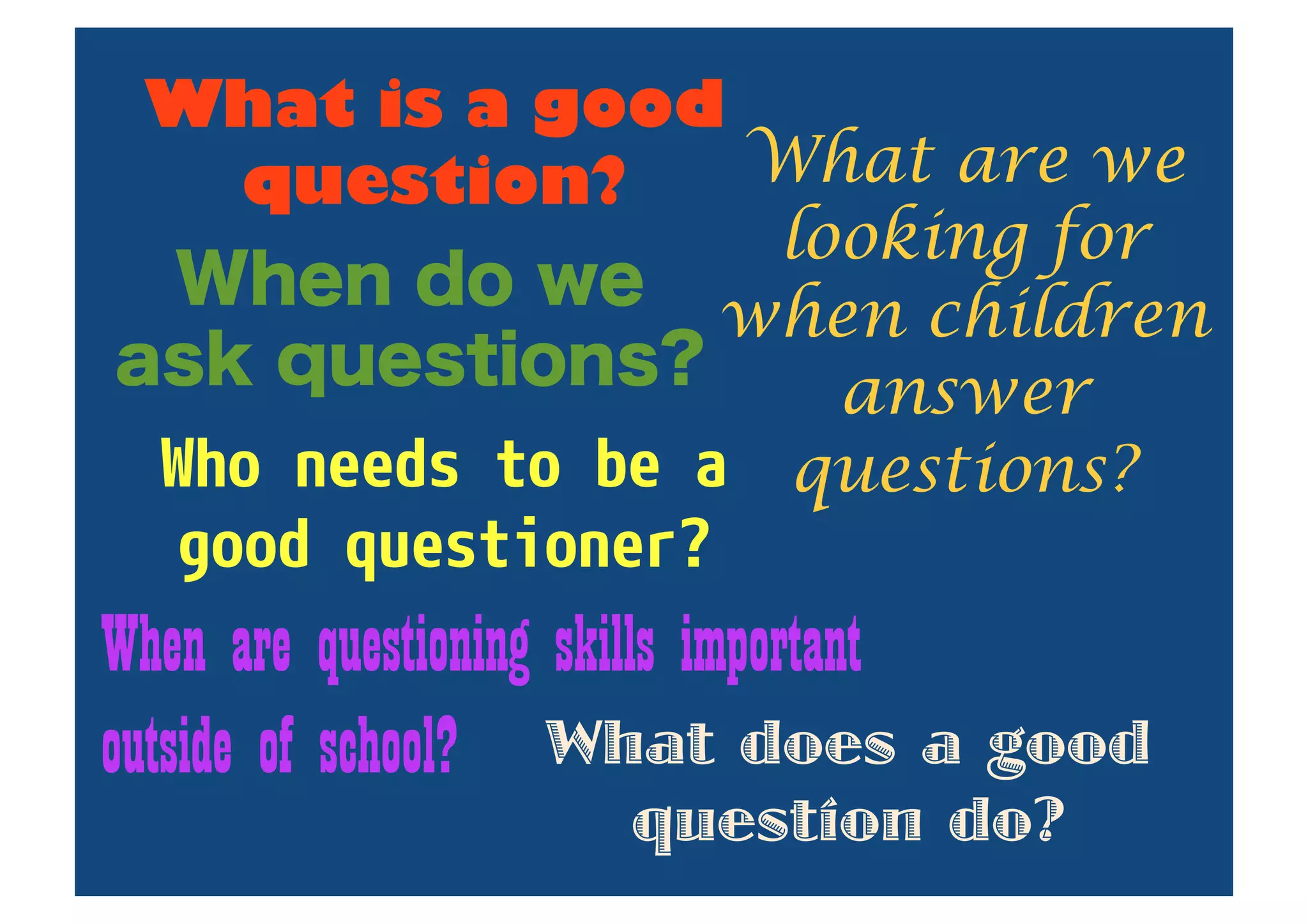 Effective Questioning | PDF