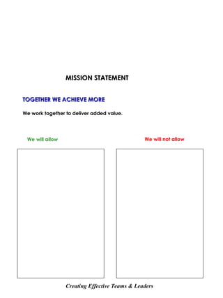 Effective teamwork-attachment | PDF