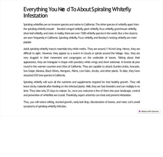 Effective Techniques to Eliminate Spiraling Whitefly Infestation | PPTX